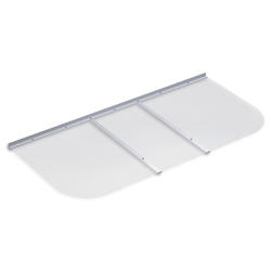 Ultra Protect 58" W x 26" Projection Pebble Polycarbonate Square ...