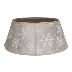 Enchanted Forest® 26" Diameter Snowflake Christmas Tree Stand Band at ...