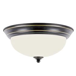 Patriot Lighting® Benny Oil-Rubbed Bronze LED Flush Mount Ceiling Light ...
