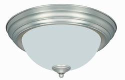 Patriot Lighting® Benny Satin Nickel LED Flush Mount Ceiling Light 2 ...