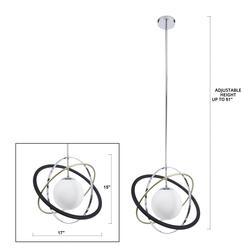 Patriot Lighting® Atohi Matte Black 1-Light Pendant at Menards®