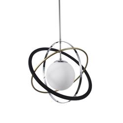 Patriot Lighting® Atohi Matte Black 1-Light Pendant at Menards®