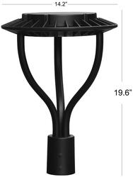 Patriot Lighting® Aura Black Post Light at Menards®