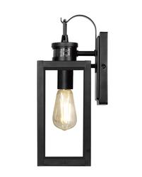 Patriot Lighting Rhemi 180° Motion Sensing 1-Light Matte Black Outdoor ...