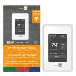 Warm Tiles™ ColorTouch WiFi In-Floor Heat Programmable Thermostat at ...