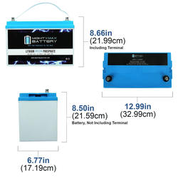 Mighty Max™ 12V 100Ah Deep Cycle Lithium Battery at Menards®