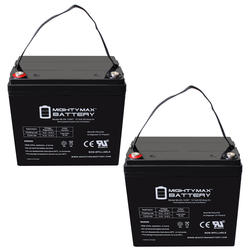 Mighty Max™ 12V 55Ah Battery - 2 Pack at Menards®