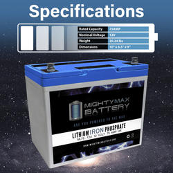 Mighty Max™ 12V 75 Ah Battery - 3 Pack at Menards®