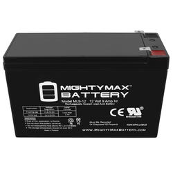 Mighty Max™ 12V 9Ah Sealed Lead Acid (SLA) AGM Rechargeable Battery at ...