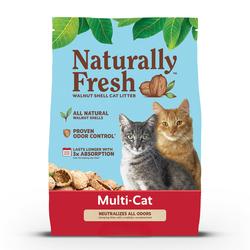 Naturally Fresh™ Multi-Cat Unscented Clumping Walnut Cat Litter - 14 ...