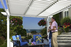 Vita 10' x 10' Avalon Louvered Pergola Kit at Menards®