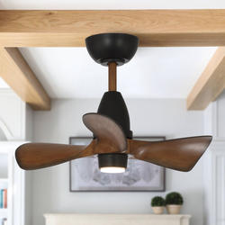 Parrot Uncle 28" Matte Black LED Indoor Ceiling Fan at Menards®