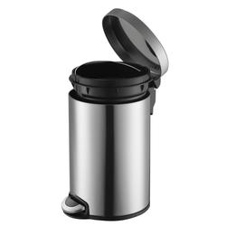 EKO Serene 1.3 Gallon Step-On Stainless Steel Wastebasket with Lid at ...
