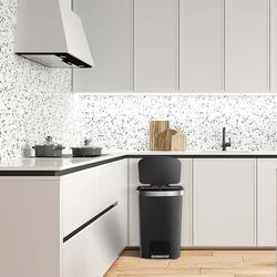 EKO Hana II 13 Gallon Step-On Plastic Trash Can with Lid at Menards®