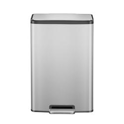 EKO Marina 13 Gallon Step-On Stainless Steel Trash Can with Lid at Menards®