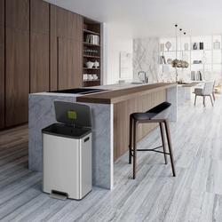 EKO Marina 13 Gallon Step-On Stainless Steel Trash Can with Lid at Menards®