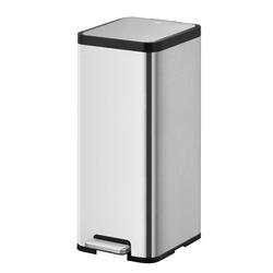 EKO EcoMaid 8 Gallon Step-On Stainless Steel Wastebasket with Lid at ...