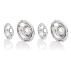 Smart Choice® 6" & 8" Chrome Drip Bowl Set - 4 pack at Menards®