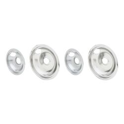 Smart Choice® 6" and 8" Chrome Drip Bowl Set - 4 Pack at Menards®