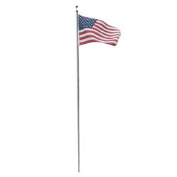 Olympus 3' x 5' American Deluxe Flag with 18' Aluminum Flagpole Kit at ...