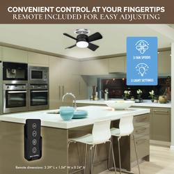 As Seen On TV Bell+Howell® 2 in 1 Black E26 Daylight LED Socket Fan ...