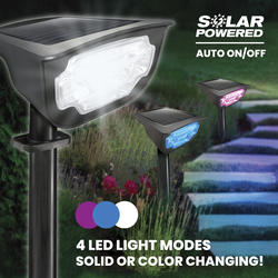 Bell + Howell Bionic Colorburst LED Solar Landscape Light - 2 Pack at ...