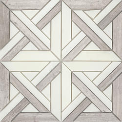 Emser Alluro Cream Mini Castle 12 x 12 Marble Mosaic Tile at Menards®