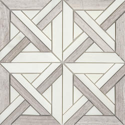 Emser Alluro Cream Mini Castle 12 x 12 Marble Mosaic Tile at Menards®