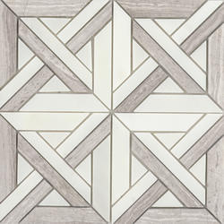 Emser Alluro Cream Mini Castle 12 x 12 Marble Mosaic Tile at Menards®