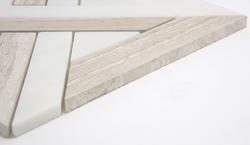 Emser Alluro Cream Manor 9 x 9 Marble Mosaic Tile at Menards®