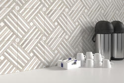 Emser Alluro Cream Palace 9 x 9 Marble Mosaic Tile at Menards®