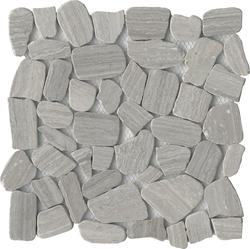 Emser Cultura™ Gray 12 x 12 Pebble Mosaic Tile at Menards®