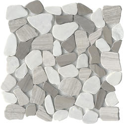 Emser Cultura™ Winter 12 x 12 Pebble Mosaic Tile at Menards®