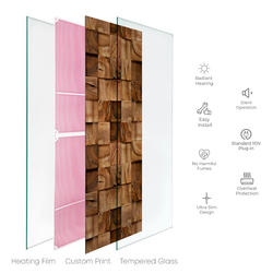 Heat Storm® 1000W 24x48 Decorated Glass Heat Panel at Menards®