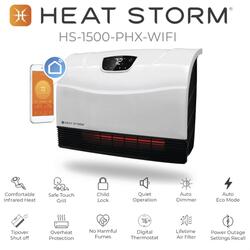 Heat Storm® Phoenix 1500W Wi-Fi Smart Infrared Space Heater at Menards®