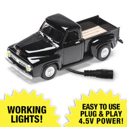 Lighted 1:48 Scale 1953 Ford® Raven Black Pickup Truck at Menards®