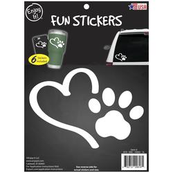 Heart and Paw Automotive Sticker Pack at Menards®