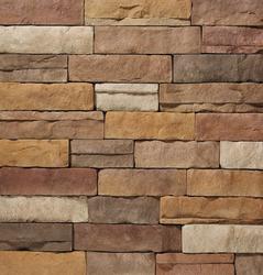 ClipStone® Sand Ledgestone Manufactured Stone Veneer Siding Flats (5 sq ...