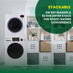 Stackable washer and dryer at menards store