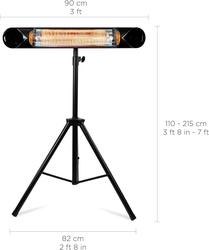Briza 1,500W Infrared Electric Patio Heater at Menards®