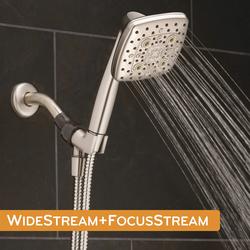 Oxygenics® Escape® 8-Spray Brushed Nickel Handheld Showerhead at Menards®