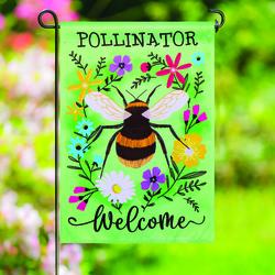 Meadow Creek 18" x 12-1/2" Pollinator Welcome Garden Flag at Menards®