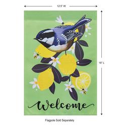 Meadow Creek 12-1/2" x 18" Welcome Spring Garden Flag at Menards®