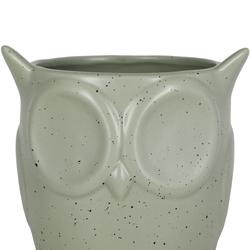 8" Sage Owl Ceramic Planter at Menards®