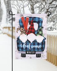 Enchanted Forest® 12.5" x 18" Applique Christmas Flag - Assorted Styles ...