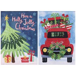Enchanted Forest® 12-1/2" x 18" Two-Sided Christmas Flag - Assorted ...