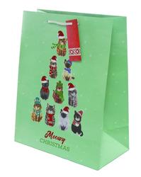Large "Meowy Christmas" Cat Holiday Gift Bag at Menards®