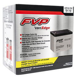 FVP® VoltEdge® 75-Amp Hour Sump Pump/Deep Cycle Battery at Menards®