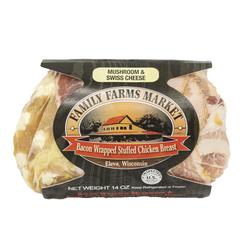 Family Farms Market Mushroom & Swiss Cheese Bacon Wrapped Stuffed ...