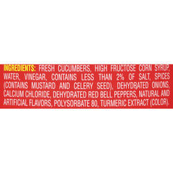 Famous Dave's® Spicy Pickle Chips - 24 fl. oz. at Menards®